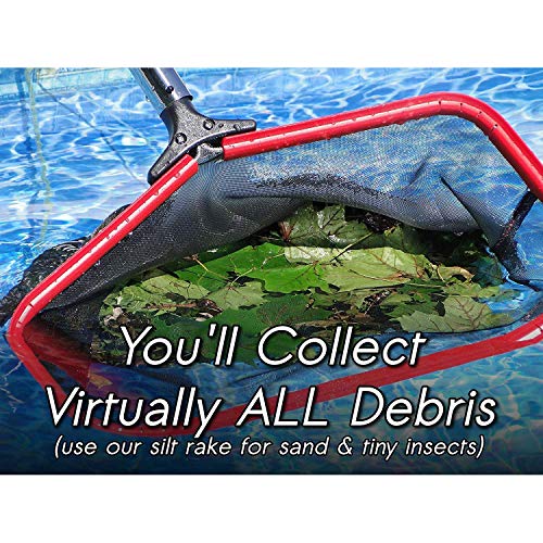 ProTuff Fine Mesh Pool Nets for Cleaning - Heavy Duty, Lifetime Replacement Pool Leaf Skimmer Holds 45 lbs - Pool Net Fits All Standard Poles
