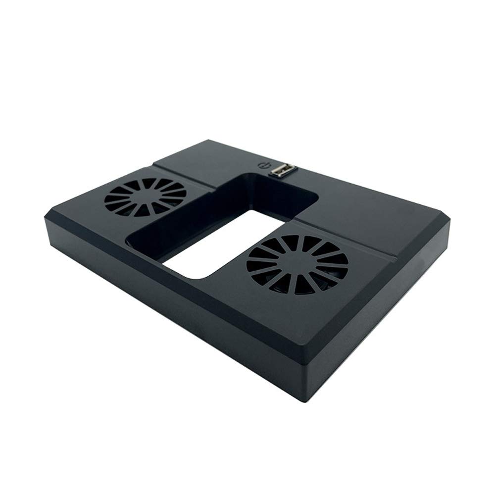 GOTRUTH Series X 2 Cooling Fan, Professional External USB Cooler with 1 Port USB Hub for Microsoft Xbox Series X Console (Black)