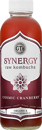 GT's Kombucha, Cosmic Cranberry 16 Fl Oz