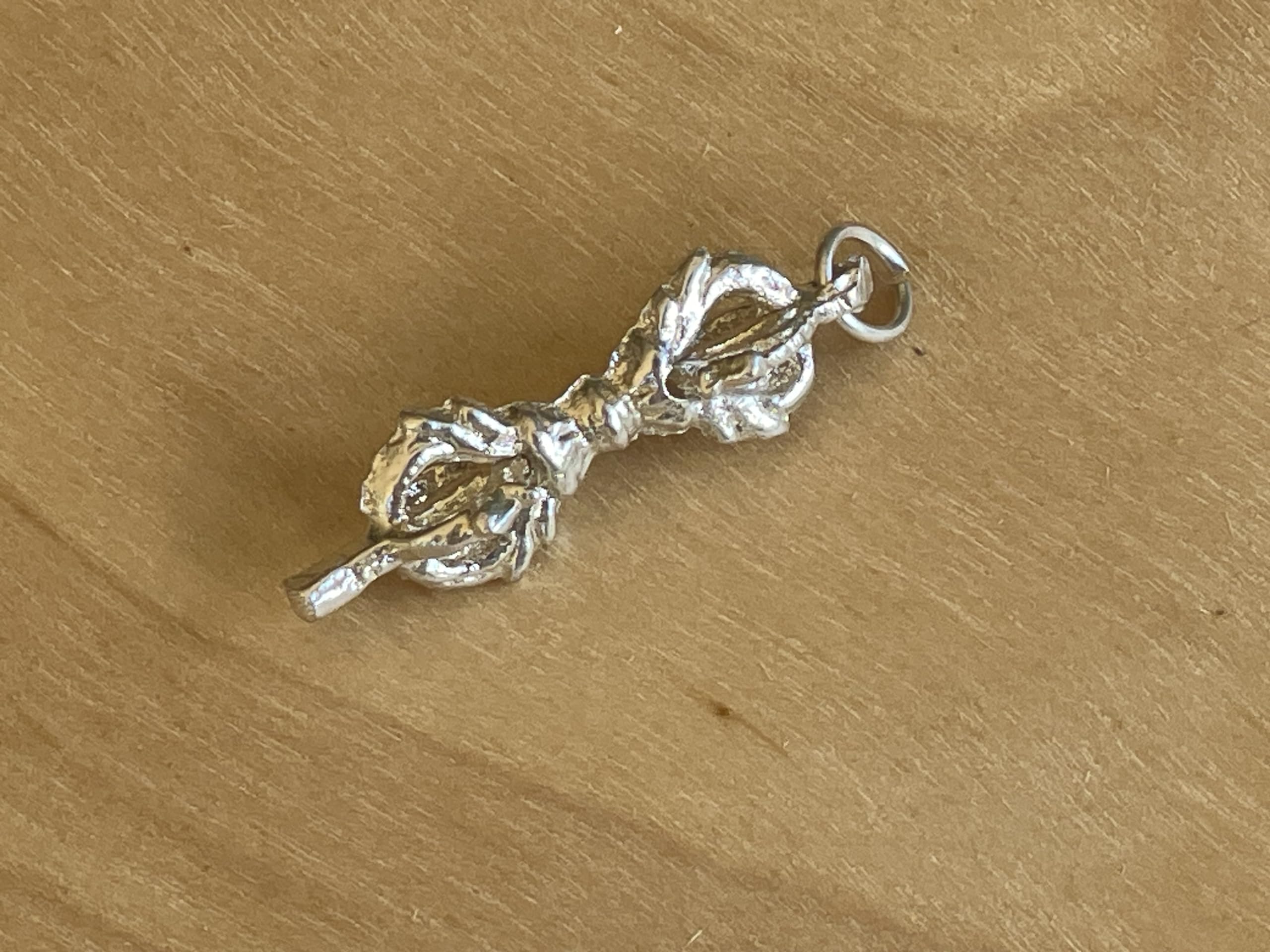 Handmade Tibetan Dorje Vajra Pendant (Many Choices) (Brass Dorje)