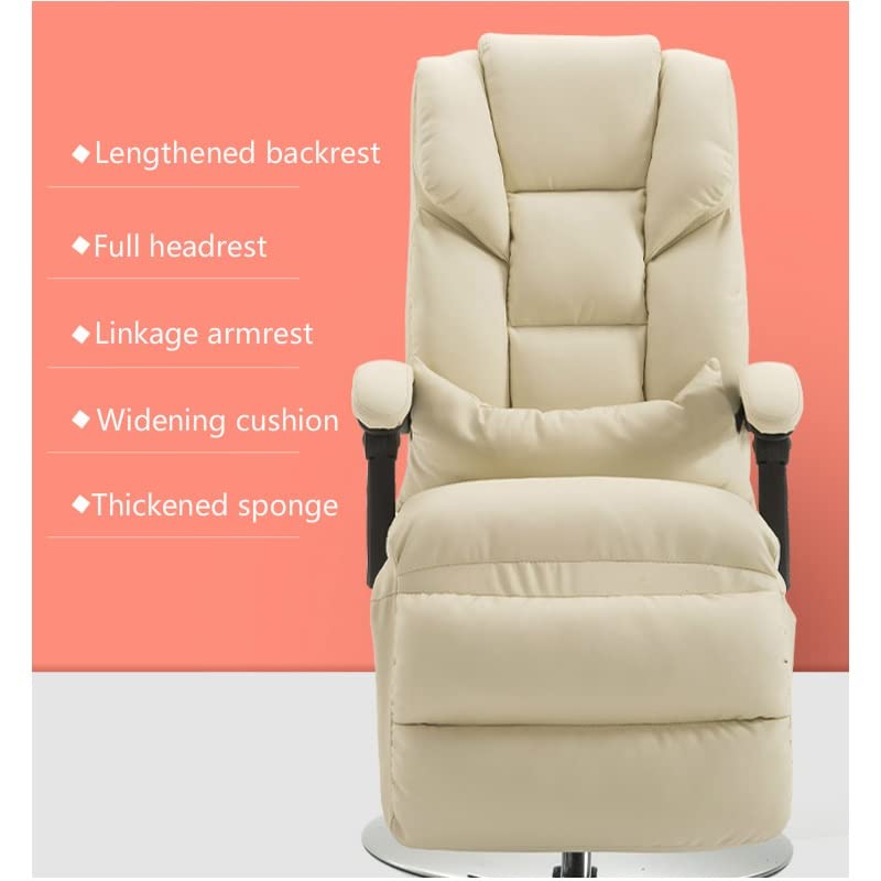 TFIIEXFL Beauty Chair Reclining Lift Comfortable Beauty Mask Stool Flat Reclining Chair Computer Chair Lunch Break Offices