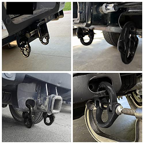 Tovendor Tow Hitch Safety Chain Connector Link 1/2 inch, G80 Alloy Steel Trailet HammerLock Coupling Link, 12000 Lbs Loading, Pack of 2