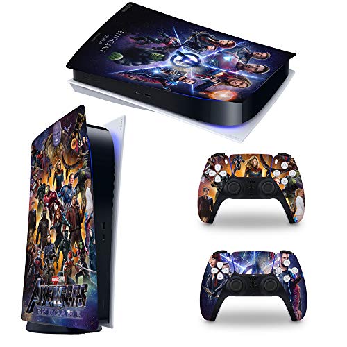 Hero Collection PS5 Digital Edition Console and Controller Skin Set - Playstation 5 Digital Edition Vinyl