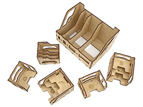 TowerRex Board Game Organizer for Twilight Imperium Board Game, Twilight Imperium Prophesy of Kings Expansion Insert Kit, Twilight Imperium Board Game Accessories