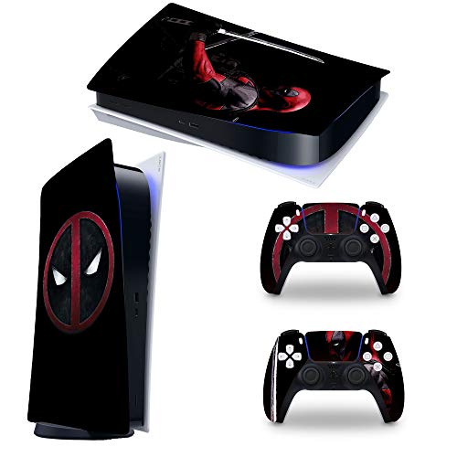 Hero Troll PS5 Digital Edition Whole Body Vinyl Skin Sticker Decal Cover for Playstation 5 Digital Edition System Console and Controllers