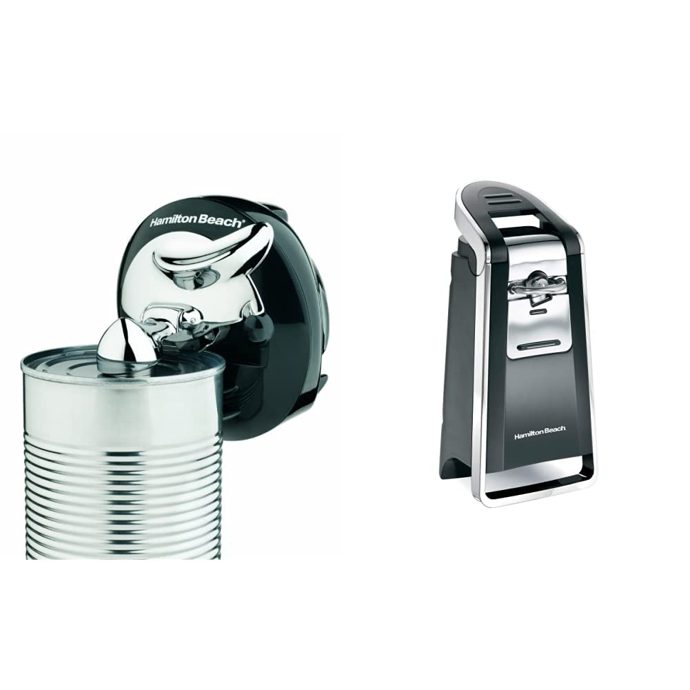 Hamilton Beach Cordless Electric Can Opener Bundle with Automatic Smooth Edge Opener