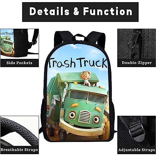 WAOIJII Anime Backpack 16in Travel Laptop Backpacks Large Capacity Lightweight Backpack