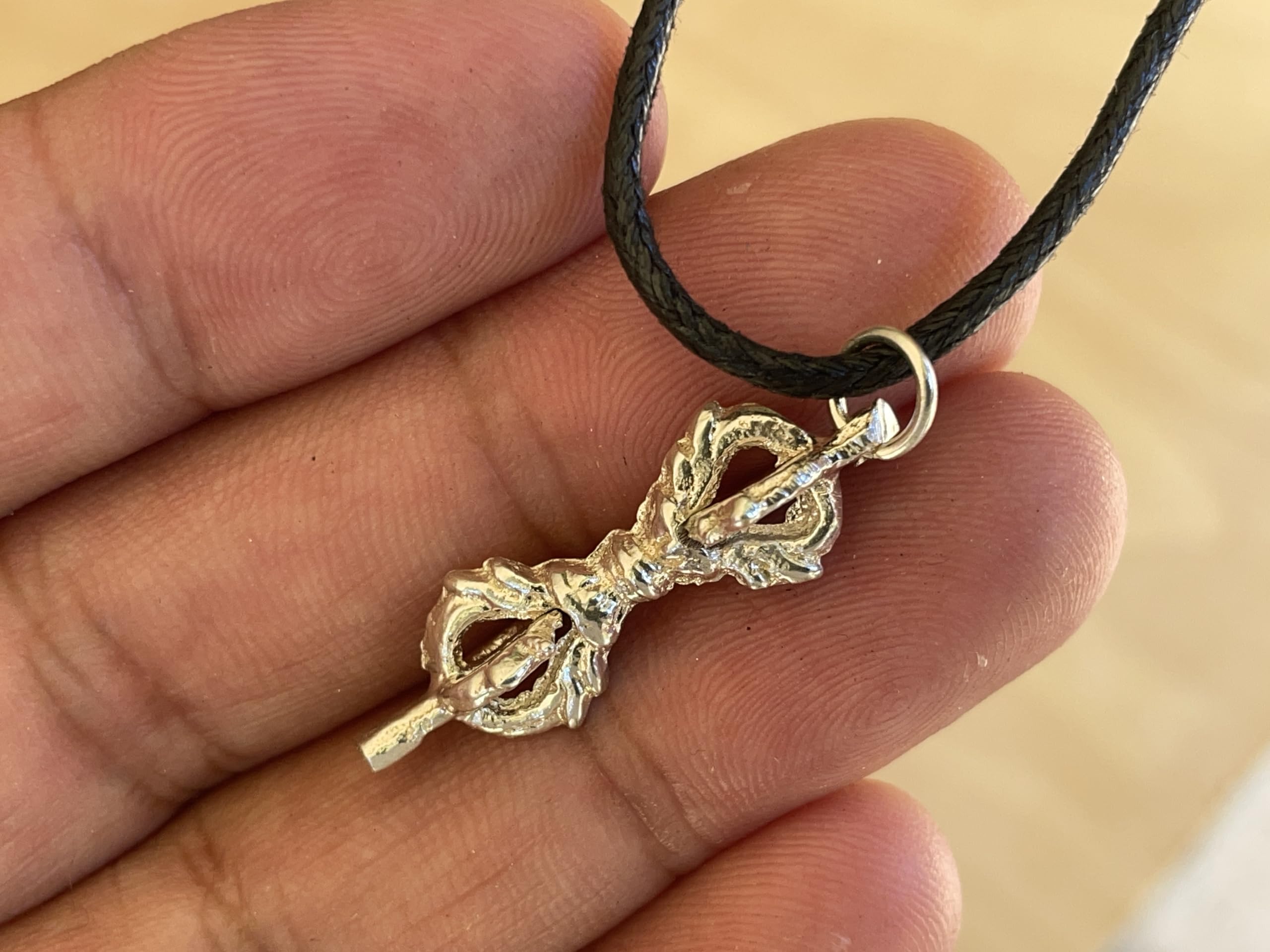 Handmade Tibetan Dorje Vajra Pendant (Many Choices) (Brass Dorje)