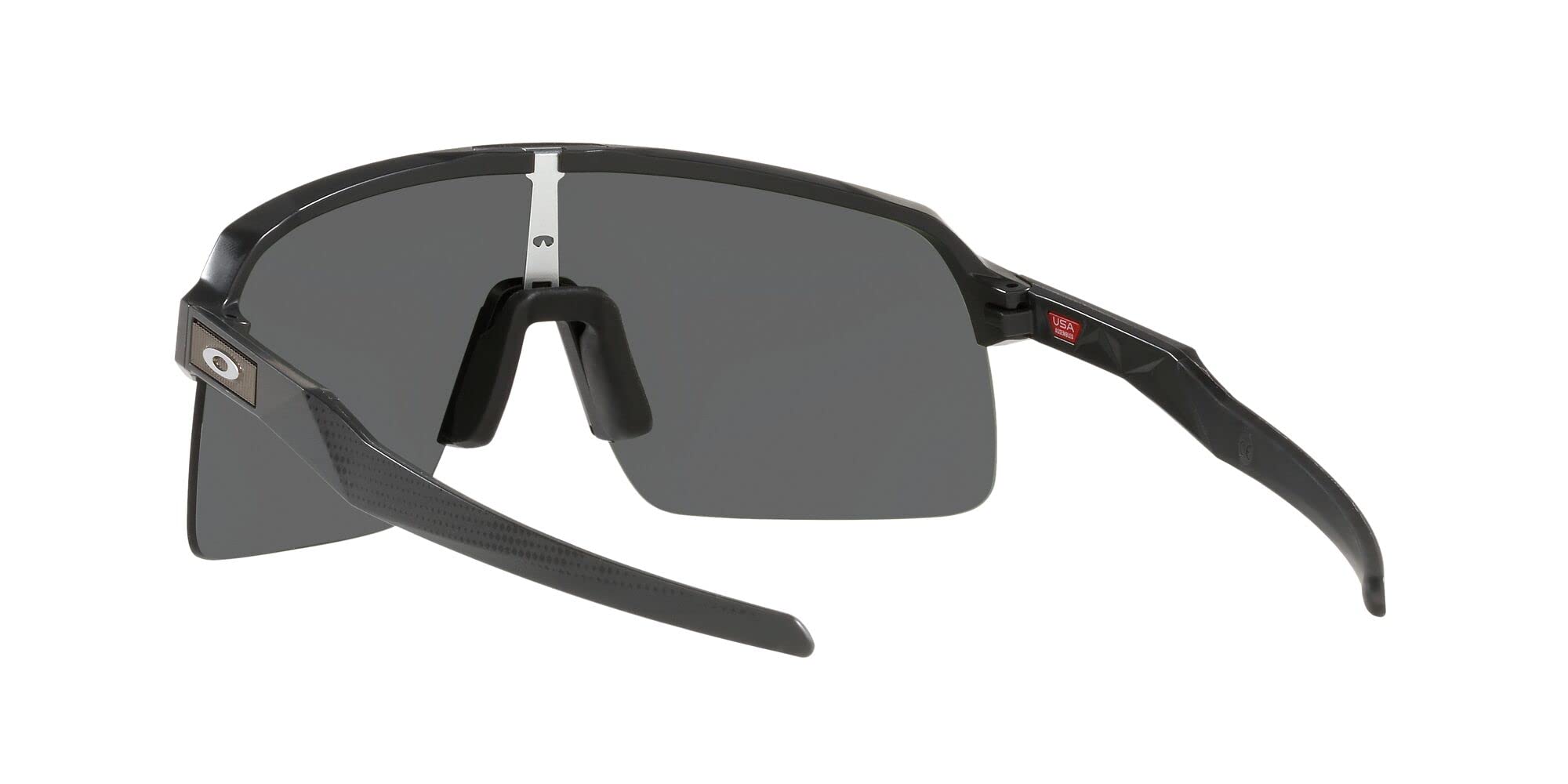 Oakley Men's OO9463 Sutro Lite Rectangular Sunglasses, Matte Neon Yellow/Prizm Road, 39 mm