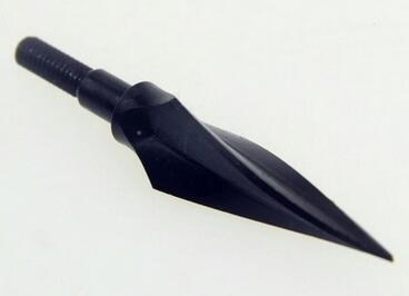 GPP 12pcs Keened Up Screw-in Twisted 3 Blades Broadheads 125 Grain Traditional Hunting Arrow Head Broadhead for DIY Flying Arrow Archery