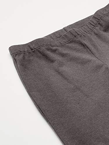 Hanes Women's Stretch Jersey Capri, Charcoal Heather, Small