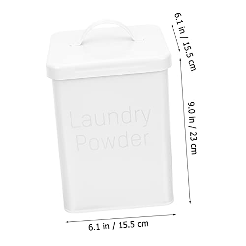 Washing Powder Storage Bucket Laundry Containers for Powder Container for Flour Softner Washing Powder Containerent Laundry Powder Storage Container Bin 1 Set