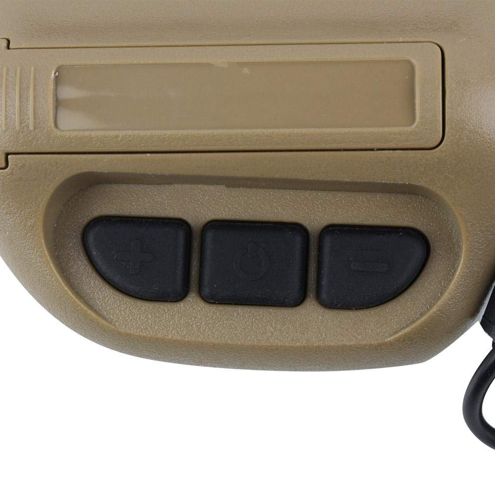 Hearing Protection Electronic Earmuffs, Helmet Microphone Tactical Headset Noise Canceling Microphone Headset for Airsoft Shooting Hunting Combats Games
