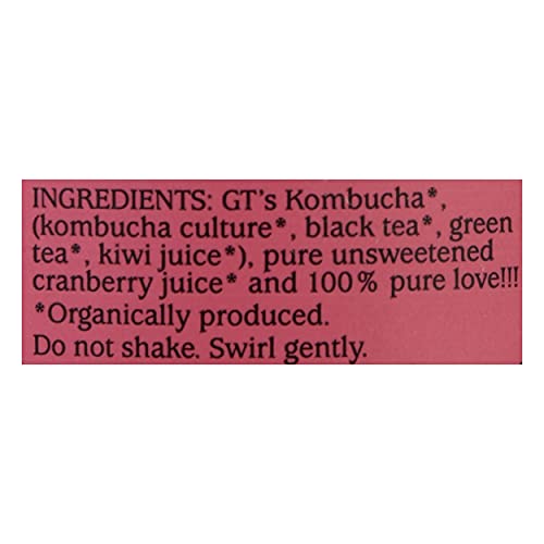GT's Kombucha, Cosmic Cranberry 16 Fl Oz