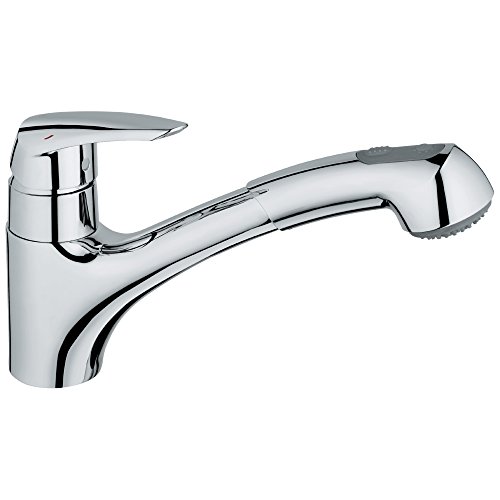 Grohe Eurodisc Single-Handle Pull-Out Kitchen Faucet