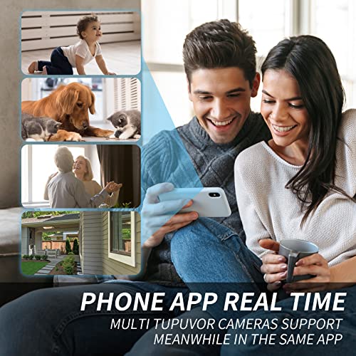 Mini Spy Hidden Camera WiFi Nanny Cam with App 1080P HD Small Wireless Portable Home Security Cameras Covert with Night Vision Motion Detection Built in Battery 32Gb SD Card for Home Indoor Outdoor