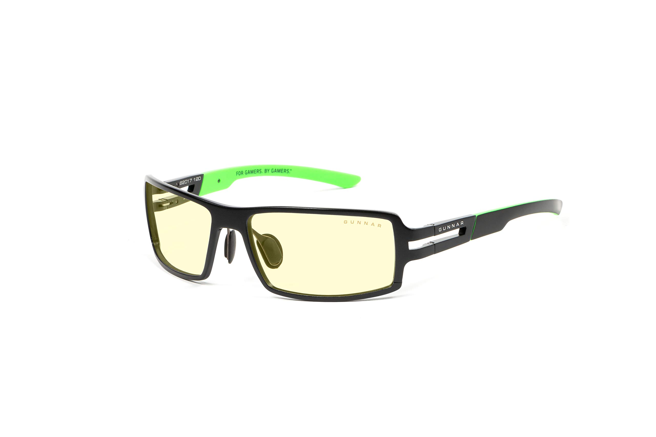 GUNNAR - Premium Gaming and Computer Glasses - Blocks 65% Blue Light - RPG Razer Edition, Onyx, Amber Tint