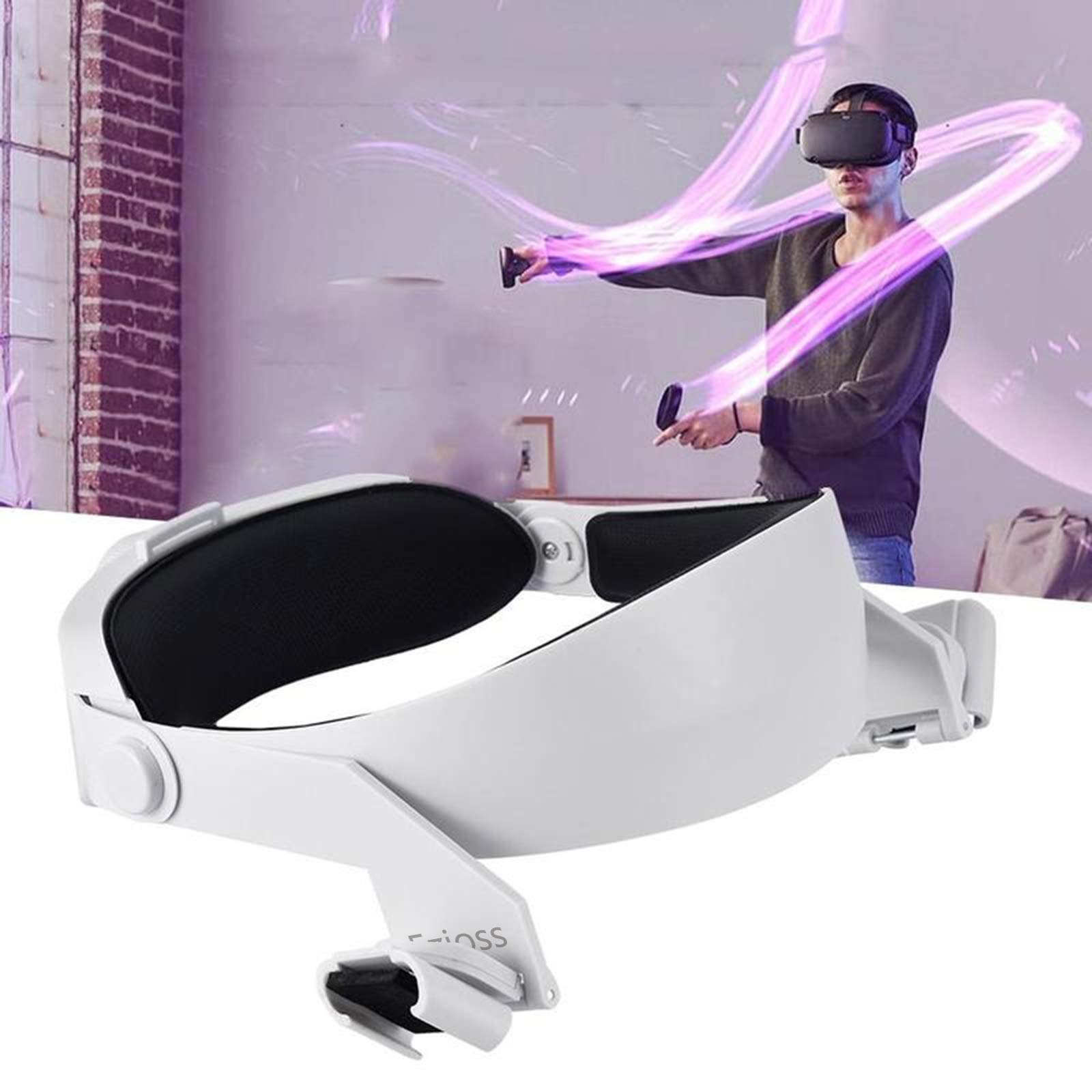 Halo Strap Compatible for Oculus Quest 2 Head Strap Replace Qculus Quest 2 Elite Strap for Enhanced Support and Reduce Head Pressure Comfortable Touch
