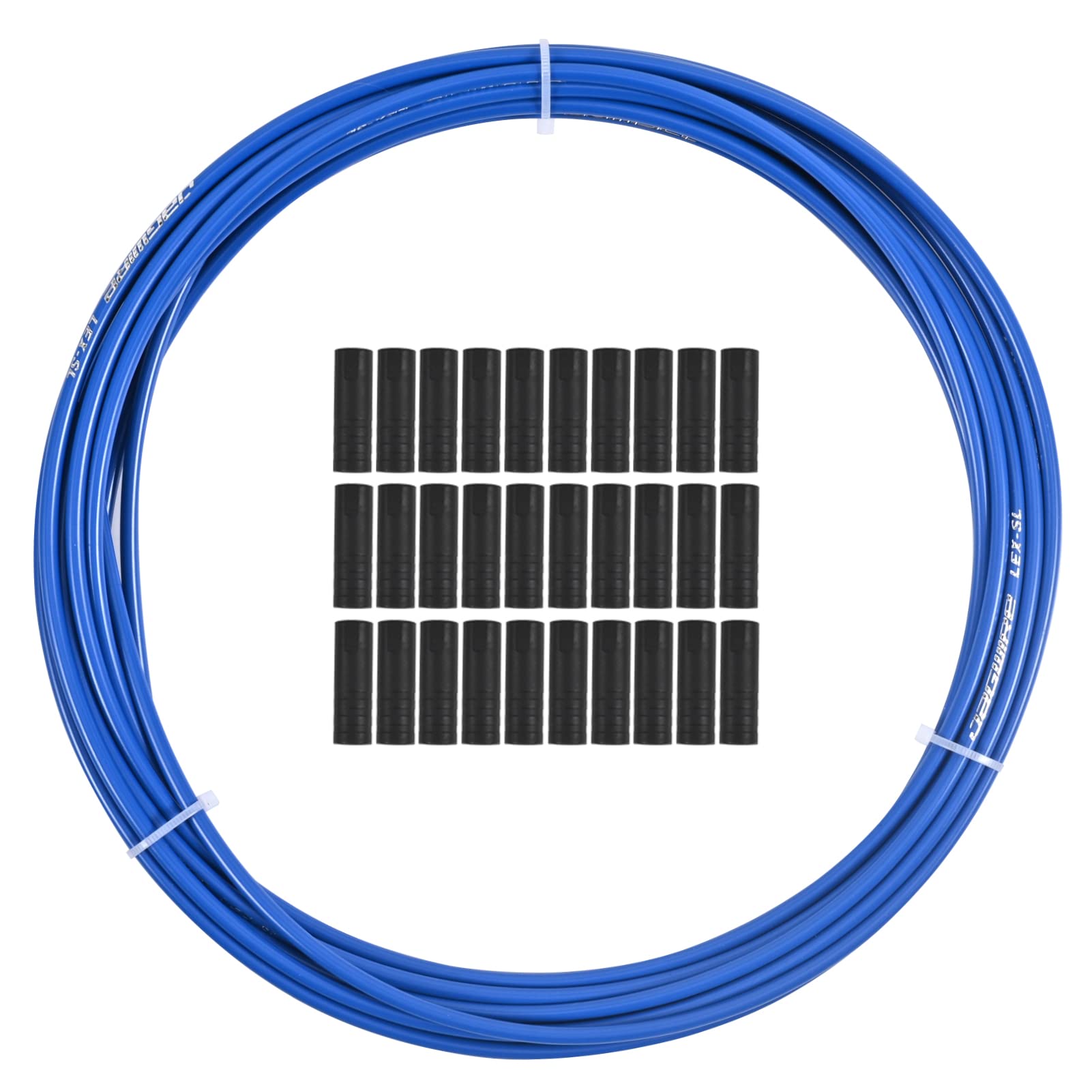 Inkesky Bicycle Shift Cable Housing, 4.0mm, L3/LEX-SL Slick-Lube liner, Compatible with SRAM/SHIMANO & Jagwire Manufacturing (Blue, 25 Ft)