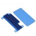 Protective Shell for Raspberry Pi, Housing Enclosure Case Quick Cooling Protective Shell for Raspberry Pi 2W, Single Board Computers (Blue Shell Colourful Pin Header)