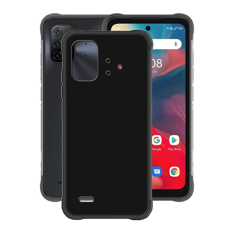 WIMSPEED Phone Case for Umidigi Bison 2 (6.50") Ultra Thin Shockproof Soft Silicone Back Shell, Military Grade Drop TPU Bumper Protective Cover for Umidigi Bison 2 - Black