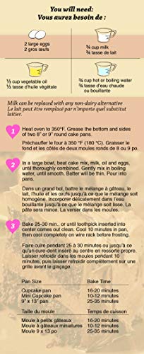 XO Baking Co. Chocolate Cake Mix - Flavorful Non-GMO Certified Chocolate Cake Baking Mix - No Preservatives or Artificial Flavors (1 Pack)
