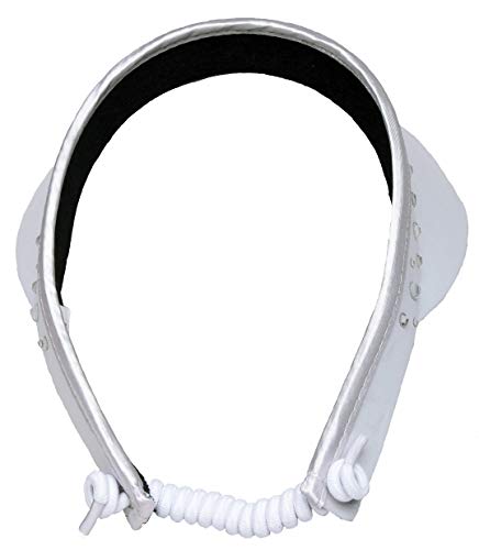 Glove It Bling Visor, Ladies Visor Hat, Sun Visor for Women, Golf Visor, Visor for Running, Tennis, Beach, (White), White Bling Ball