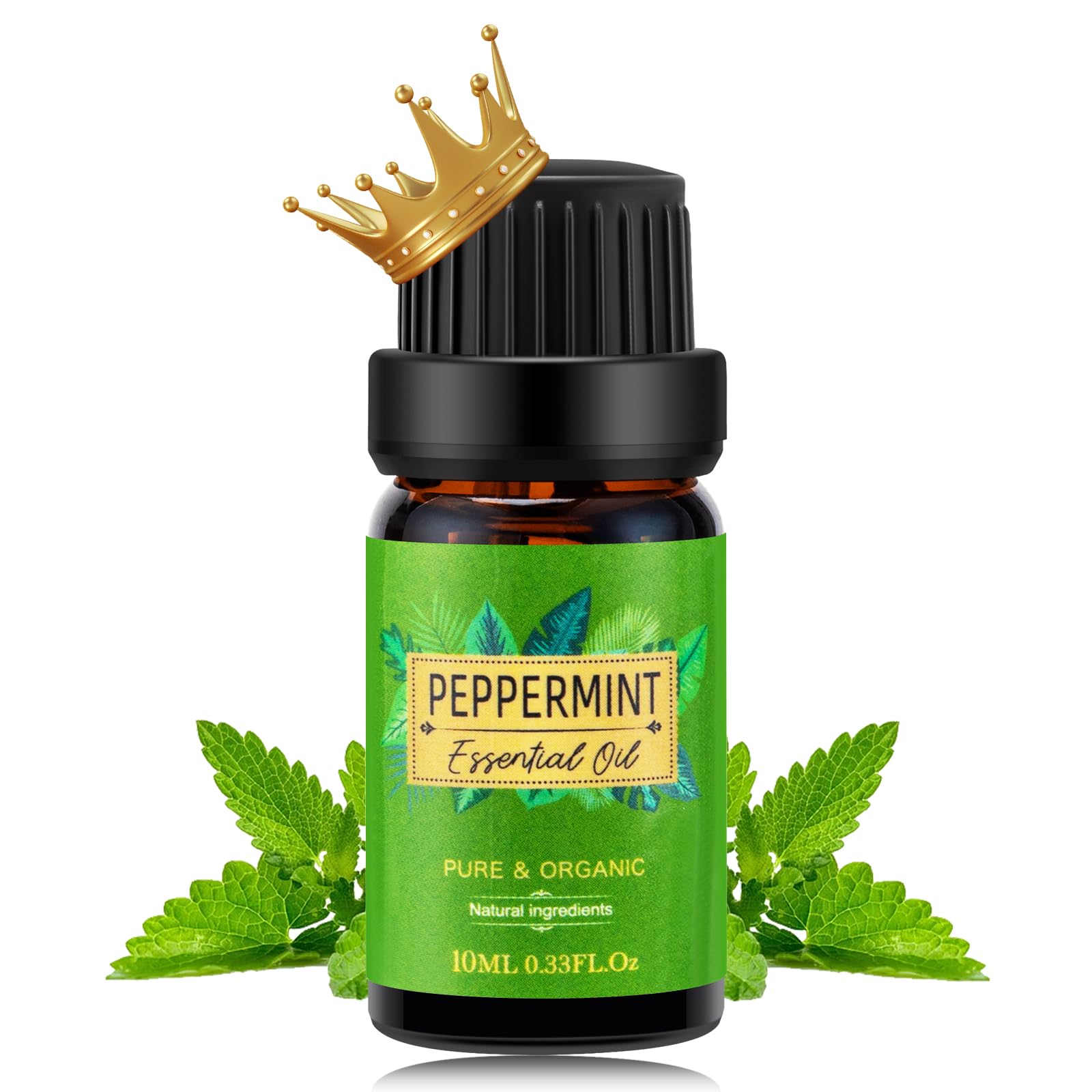 Gooamp Essential Oils for Diffusers,Aromatherapy,Candle Making,Humidifiers,Gifts - Peppermint 10ML