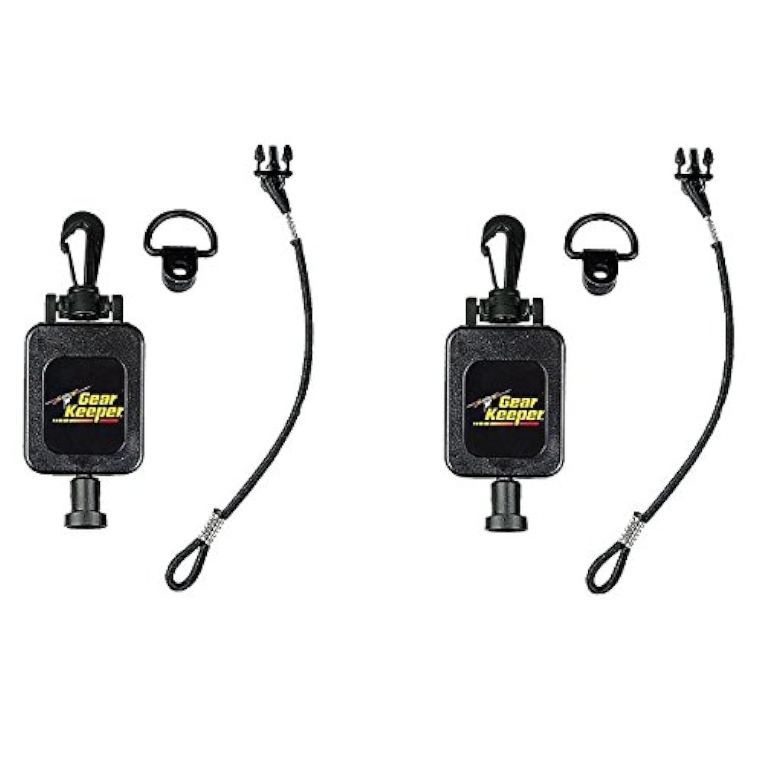 HAMMERHEAD LOT of 2 Gear Keeper RT4-4112 28" Retractable CB Radio Microphone Hanger (Black)