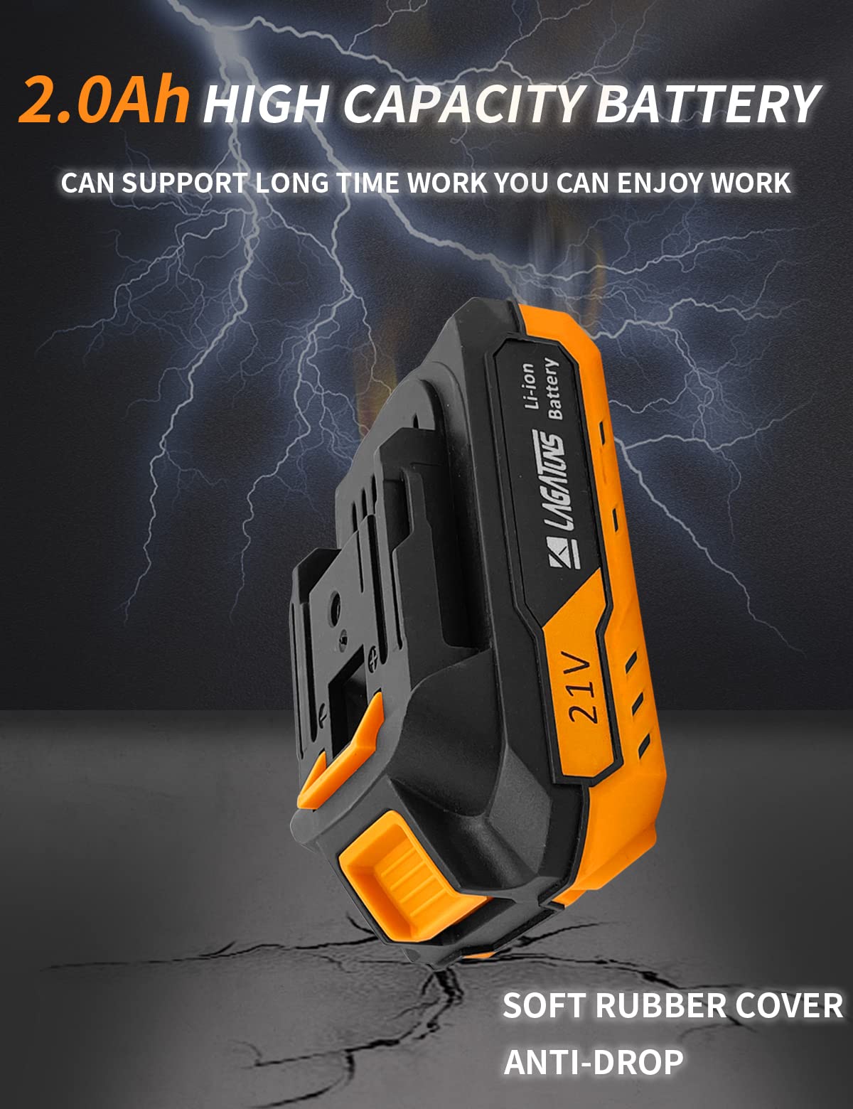 Power Drill Cordless,21V Electric Power Drill Set,18+1 Clutch & Variable Speed,3/8-Inch Keyless Chuck,40NM(355in-Lbs)Max Torque,with a Battery & Charger,and other Accessories