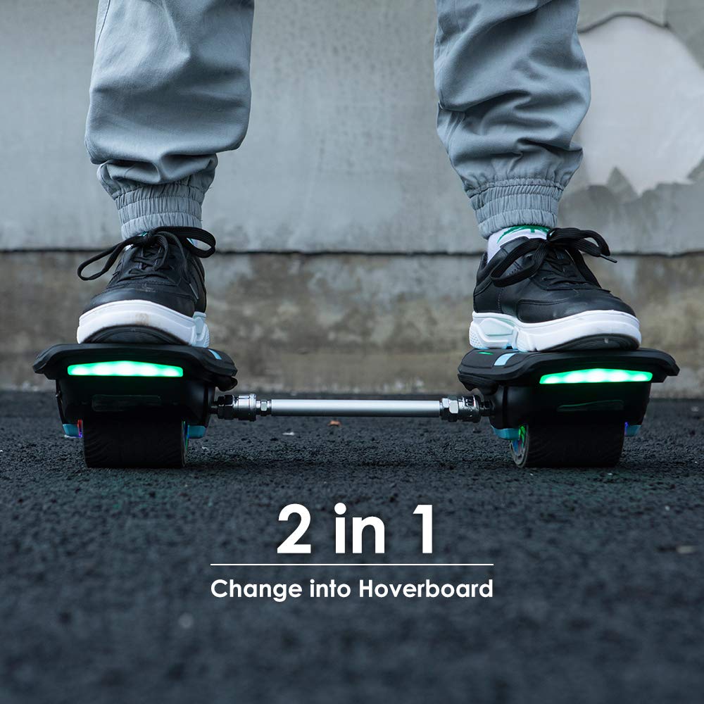 Gyroshoes Hovershoes Electric Hoverboard with LED Lights,UL2272 Certificated Self Balancing Scooters Hover shoes for Teens and Adults