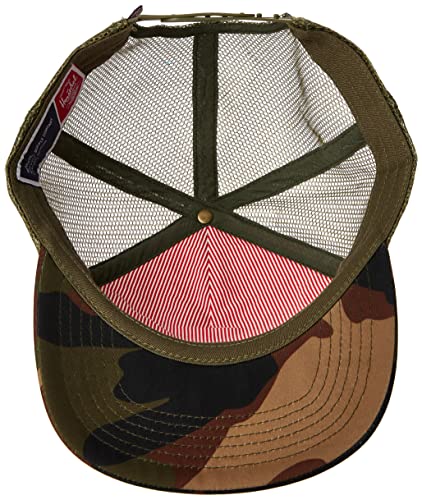 Herschel Men's Whaler Cap, Woodland Camo Deboss, One Size