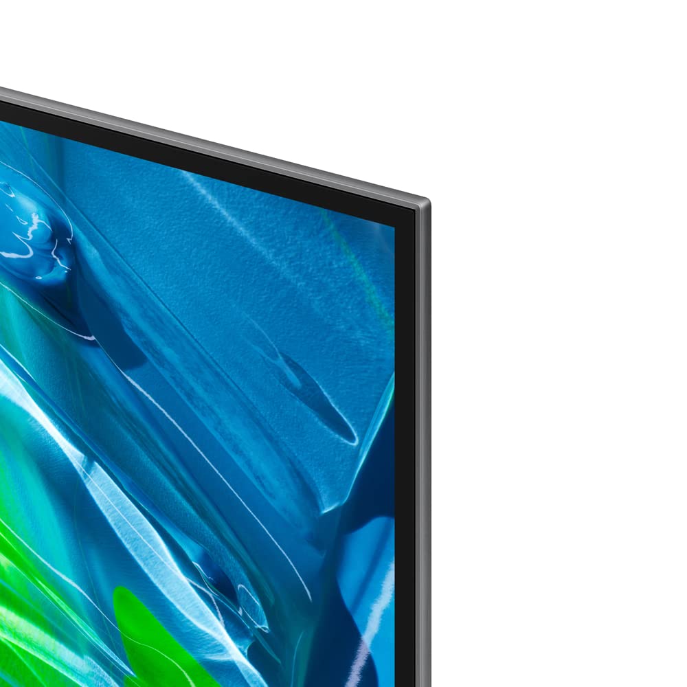 SAMSUNG QN65S95BAFXZA 65 inch 4K Quantum HDR OLED Smart TV 2022 (Renewed) Bundle with 2 YR CPS Enhanced Protection Pack
