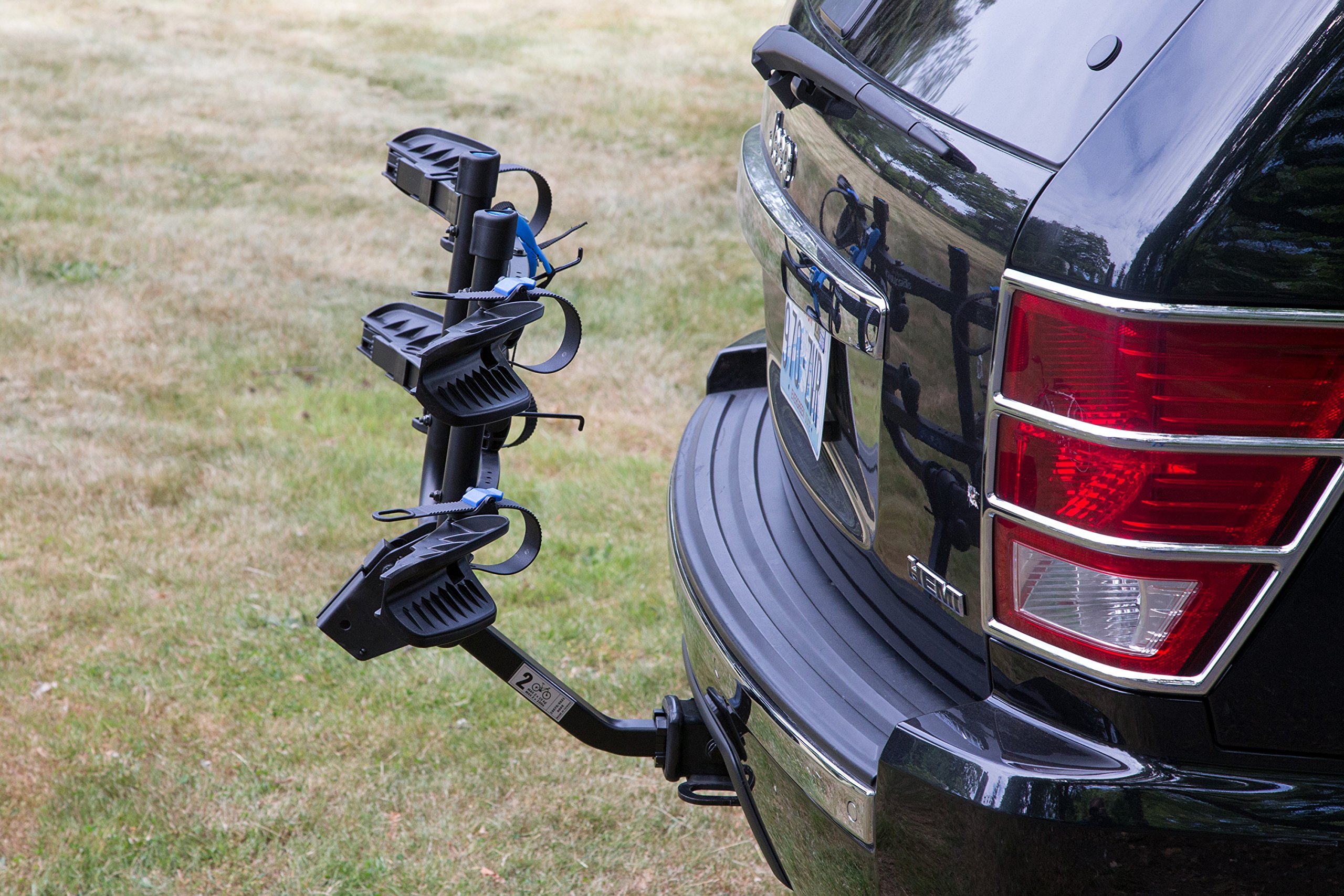Heininger 2037 Advantage Sports Rack Flat Rack 2 Bike Platform Hitch Mounted Rack with Hitch Lock