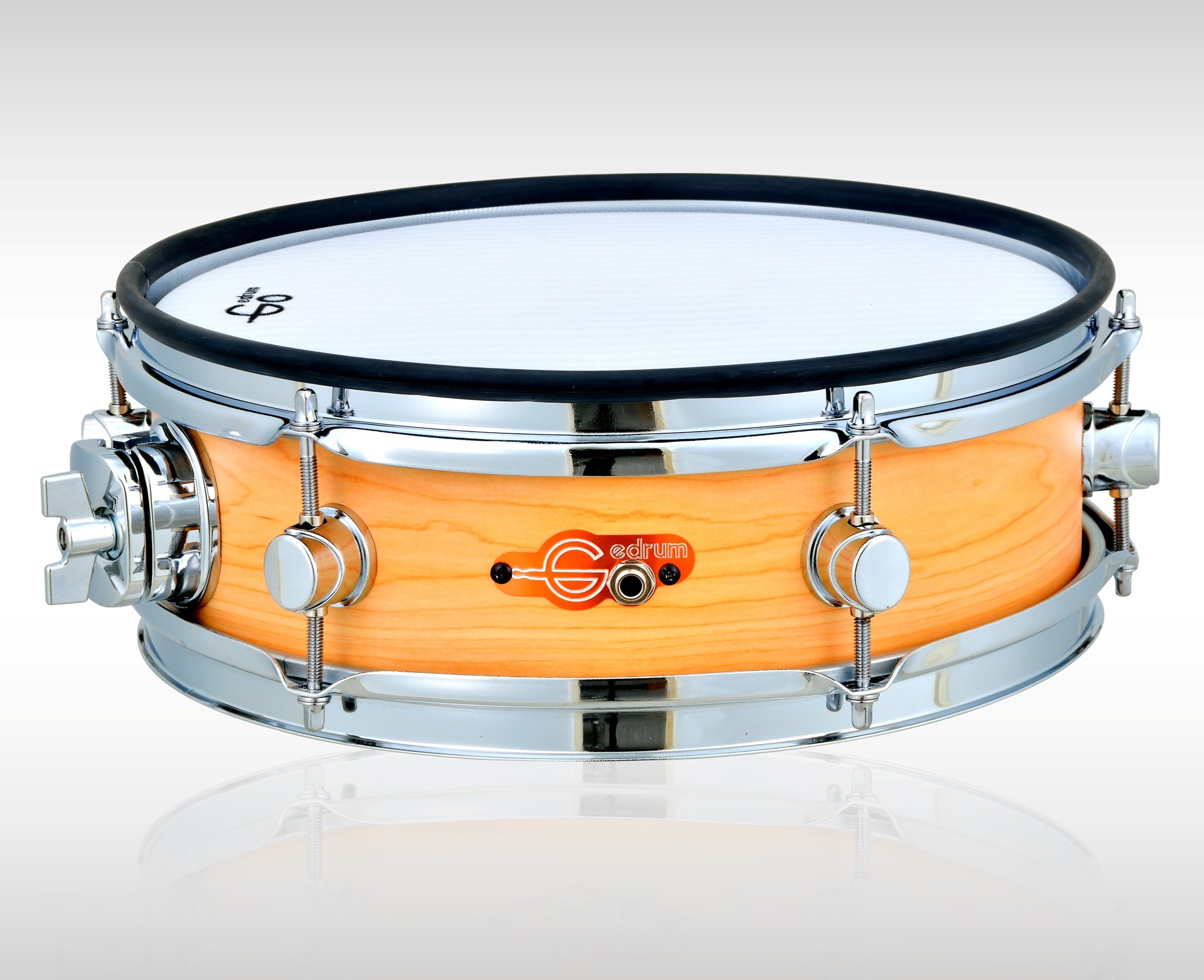 Goedrum GED12 12 Inch Electronic Snare Drum Color Wood/Metal Drum Shell