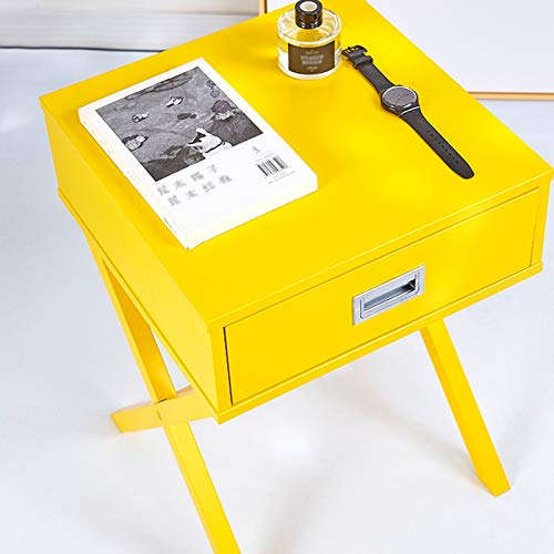 SJYDQ Fashion Nightstands Simple Bedroom Simple Wood Northern Europe Bedside Storage Mini