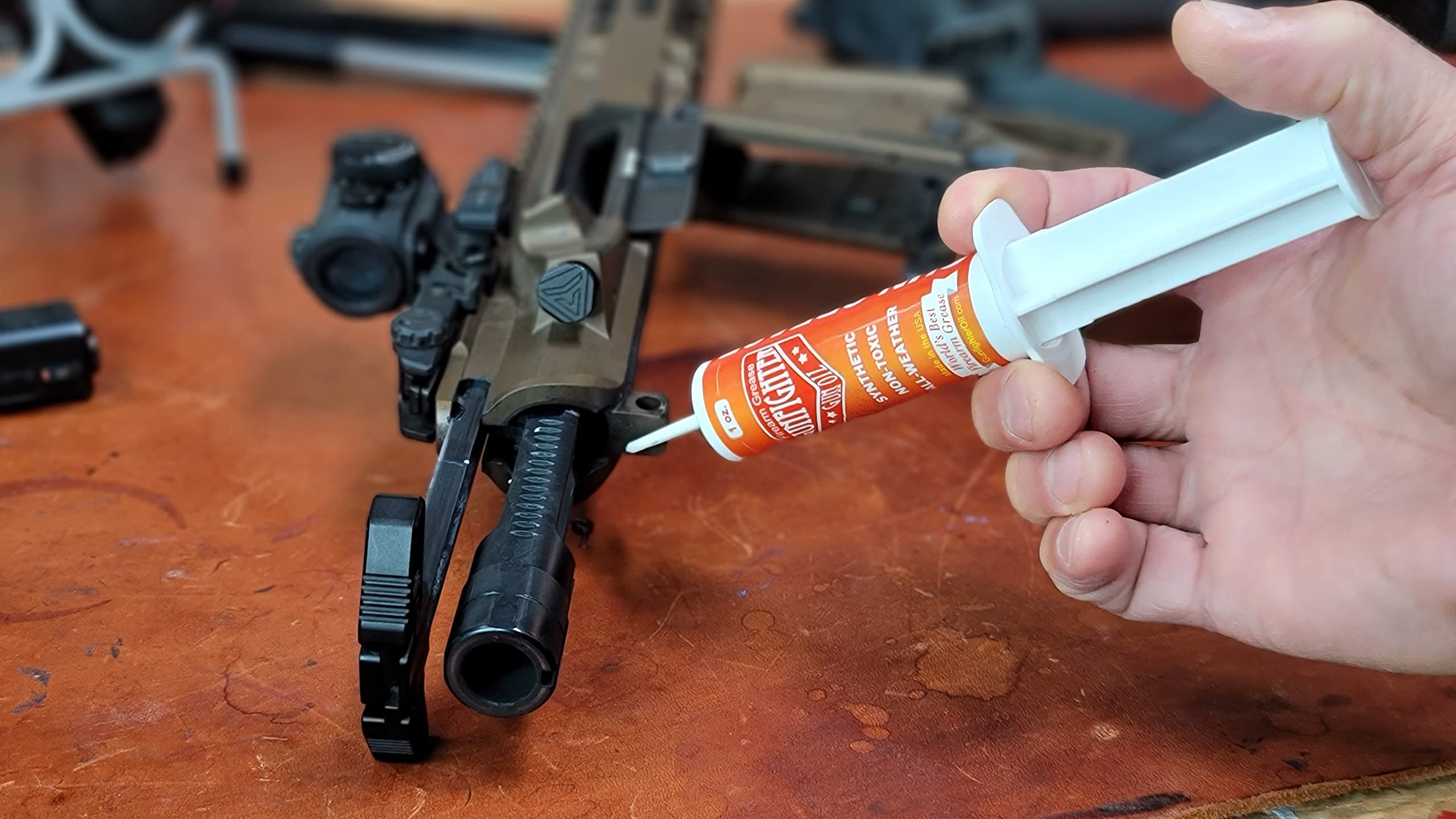 Gunfighter Gun Oil All American Combo (4oz Lube, 4oz Cleaner, 1oz Syringe of Grease)