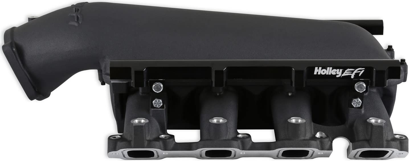 NEW HOLLEY ULTRA LO-RАM KIT & FUEL RAILS,TOP FEED MOUNT WITH PORT INJ,BLACK SATIN,COMPATIBLE WITH GМ GEN V LT1