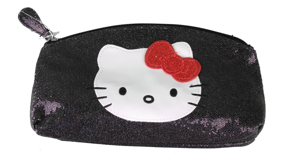 Hello Kitty Sparkle Glitter Cosmetic Case Purse