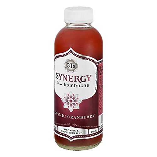 GT's Kombucha, Cosmic Cranberry 16 Fl Oz