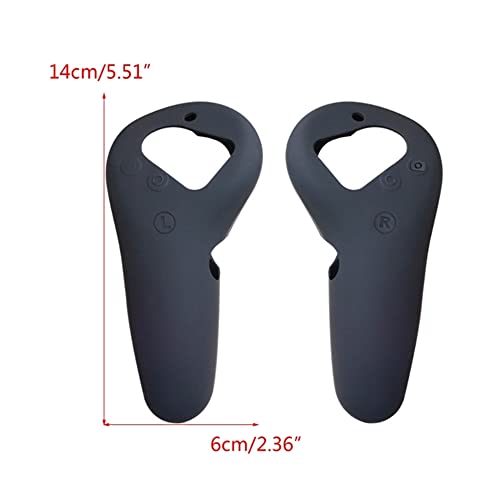 New Soft Durable Controller Silicone Grip Cover for Pico 4 VR Handle Excellent Protect Bracket Virtual Reality Accessories (Black)