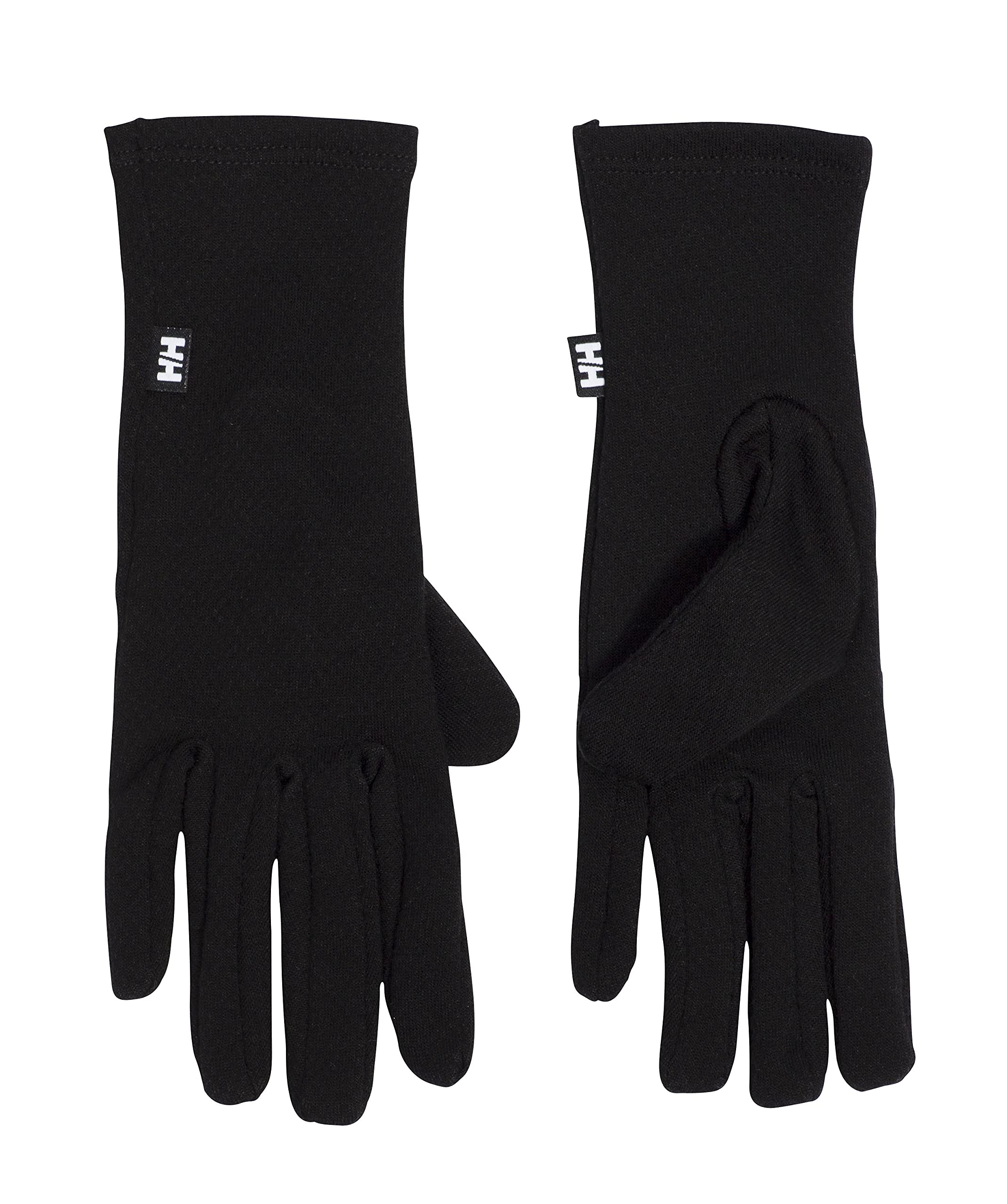 Helly-Hansen mens Lifa Merino glove liners, 990 Black, Large
