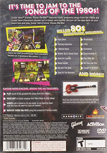 Guitar Hero Encore: Rocks the 80's - PlayStation 2
