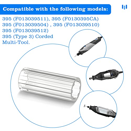 MOLIMER Etotel 2615294309 Coupling Compatible with Dremel 395 Rotary Multi-Tool Flexible Coupling Corded Replacement Part for Dremel Shaft Coupler - 6 Pack