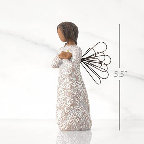 Willow Tree Remembrance (Darker Skin), Sculpted Hand-Painted Angel