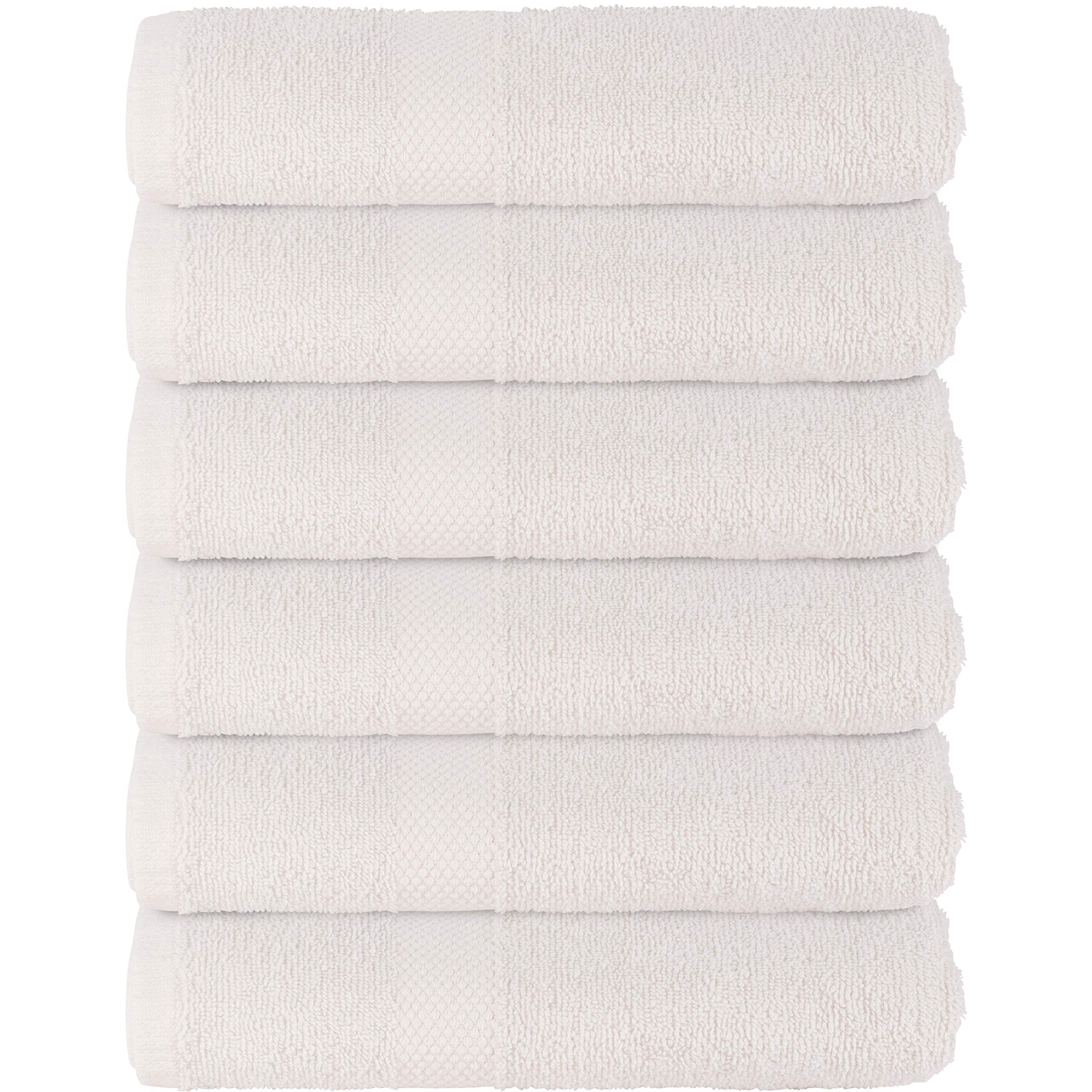 GREEN LIFESTYLE Soft Cotton Towels for Pool, Spa, and Gym Lightweight and Highly Absorbent Quick Drying Towels (24" x 48", Teal)