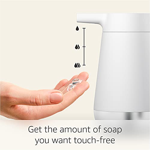 Introducing Amazon Smart Soap Dispenser, automatic 12-oz dispenser with 20-second timer bundle with Method Gel Hand Soap, Refill, Sea Minerals, 34 Ounce, 1 pack