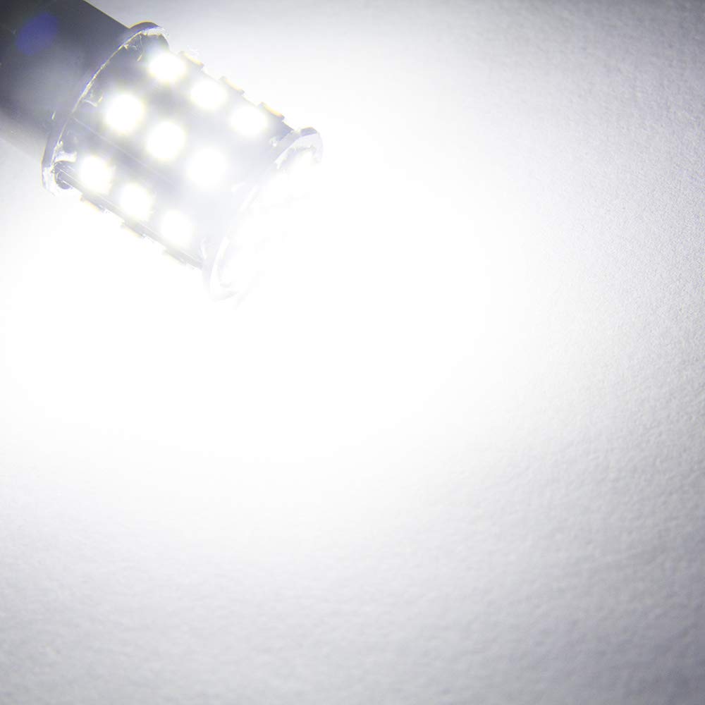GRB New Generation 1156 1141 1003 33-SMD LED Light bulb Use for RV Indoor Lights, Back Up Reverse Lights, Brake Lights, Tail Lights, Rear Turn Signal Lights (10-Pack, White 6000K-6500K)