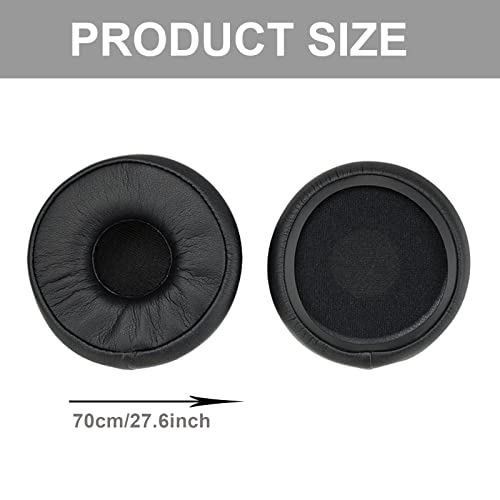 Replacement Ear Pads Ear Cusions Compatible with AKG N60NC Wireless Bluetooth Headphone Soft Protein Leather and Noise Isolation Memory Foam Headset Ear Covers