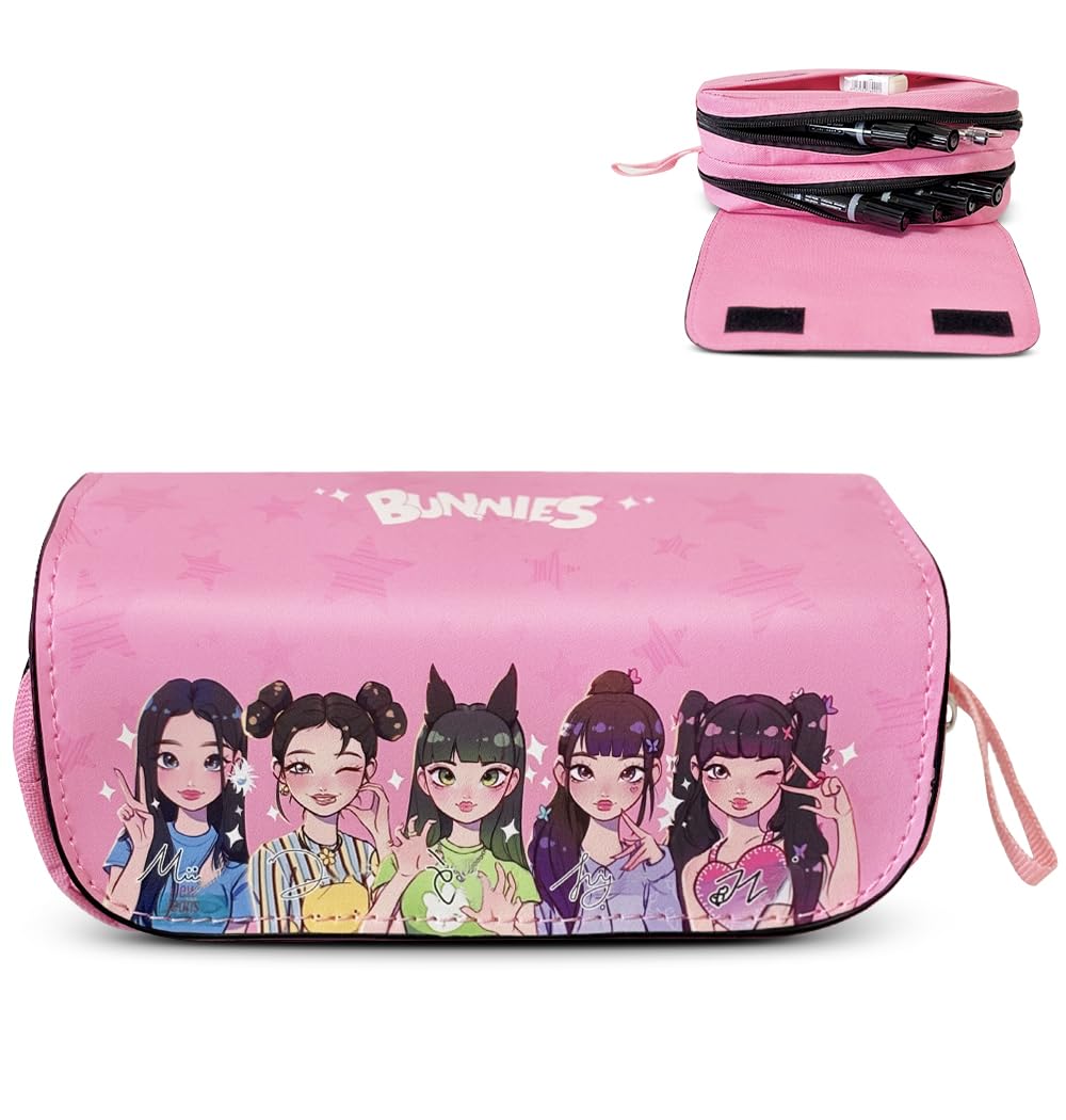 Swico Remado Kpop Marker Pen Organizer Big Storage Pen Pouch Bag for Office Supplies